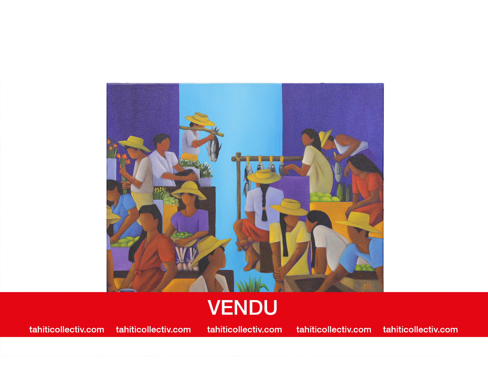 Philippe DUBOIS - "Le marché bleu" 2008 | Tahiti Collectiv